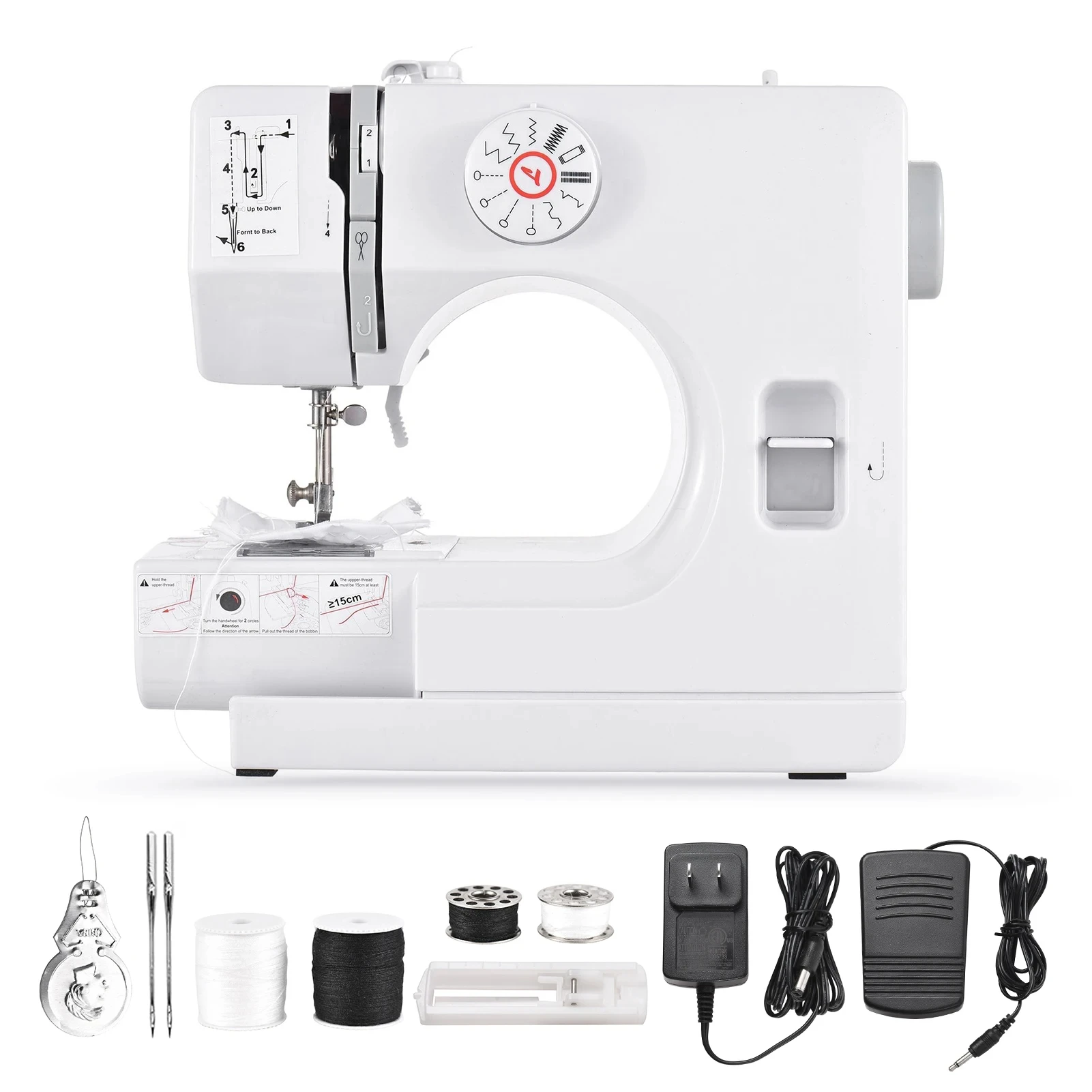 Household-Sewing-Machine-Portable-Electric-Sewing-Machines-with-12 ...