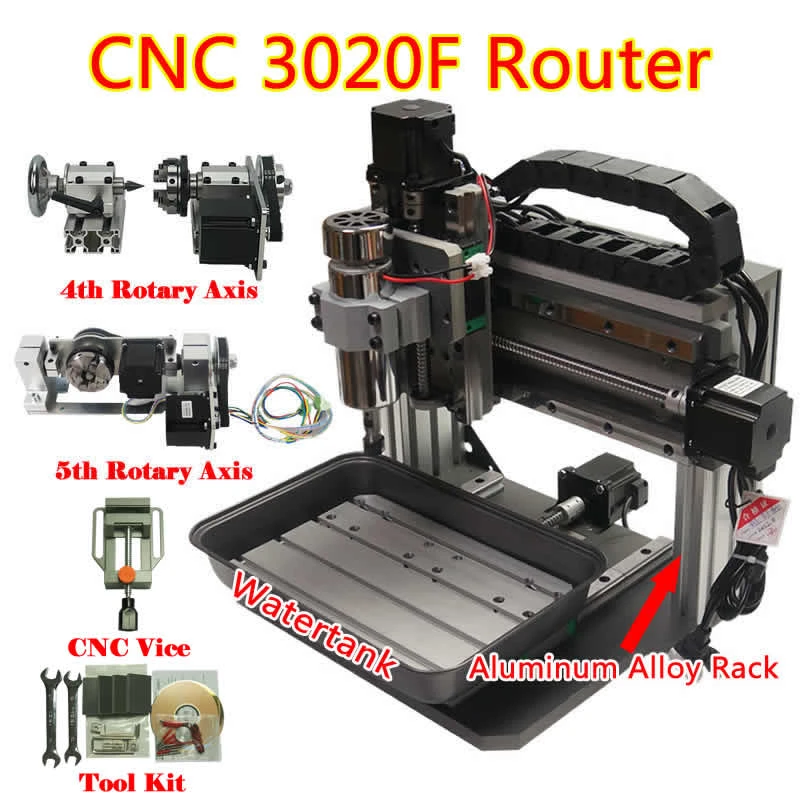 Diy Cnc 3020 3 4 5 Axis Engraving Milling Machine 500w 300x200mm Usb ...