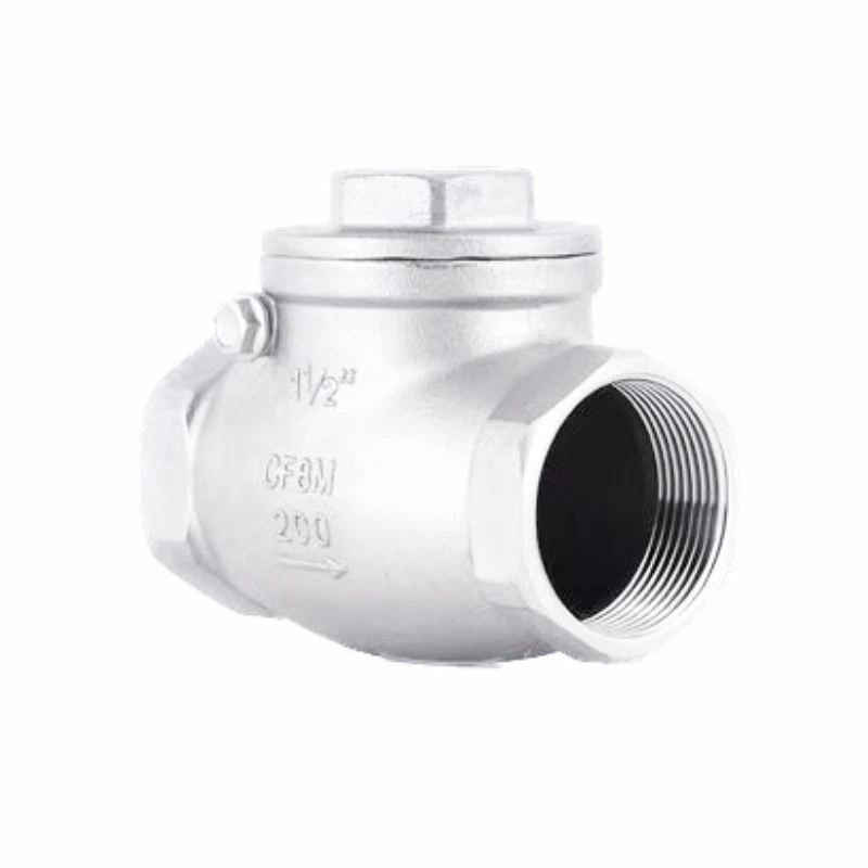 Stainless steel wire mouth horizontal non return valve 304 stainless ...