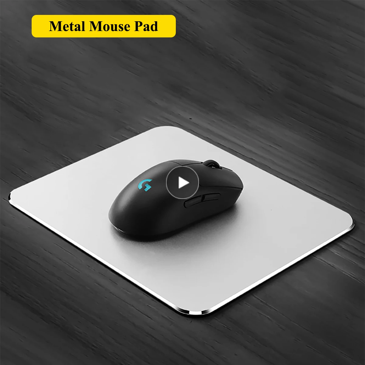 Aluminium-Metal-Mouse-Pad-Hard-Mousepad-for-Bed-Sofa-Office-Non-Slip ...