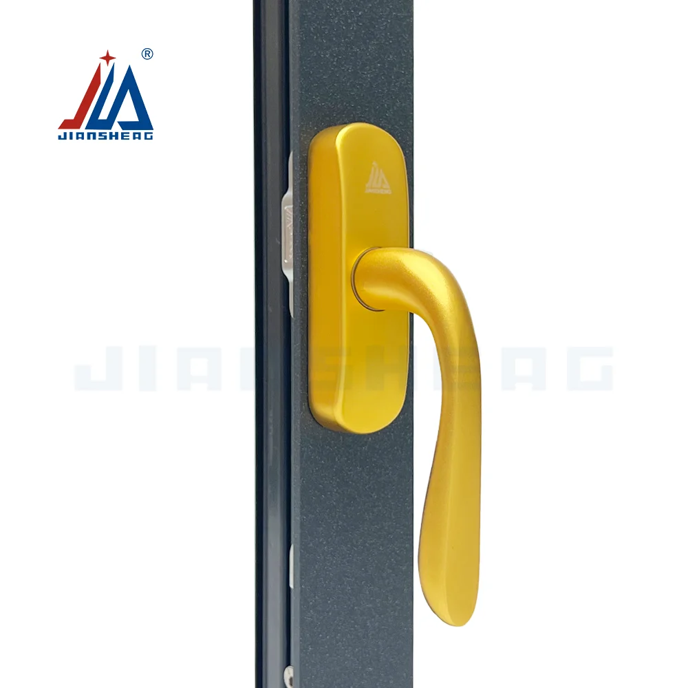 Modern Ergonomic Aluminum Window Handle - Curved Arc Design, Inward ...