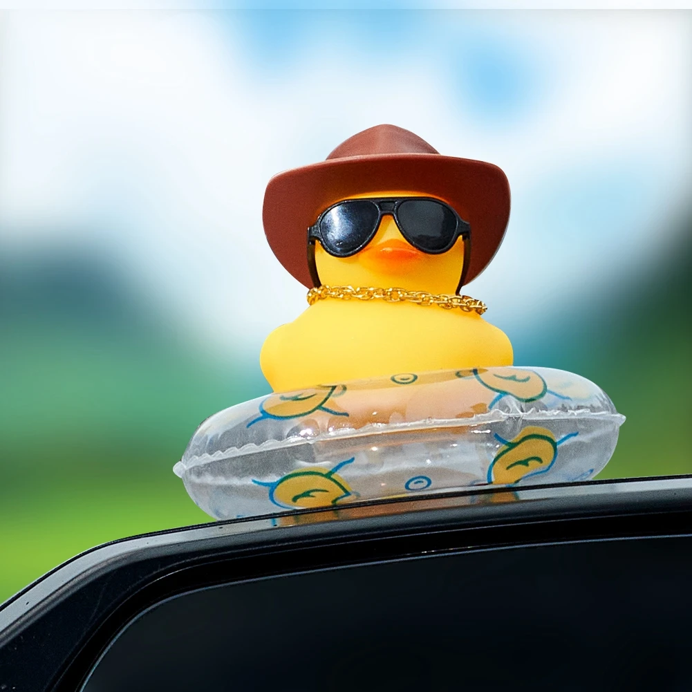 Christmas-Rubber-Ducks-Yellow-Ducky-Car-Ornament-Dashboard-Decor-Cute ...