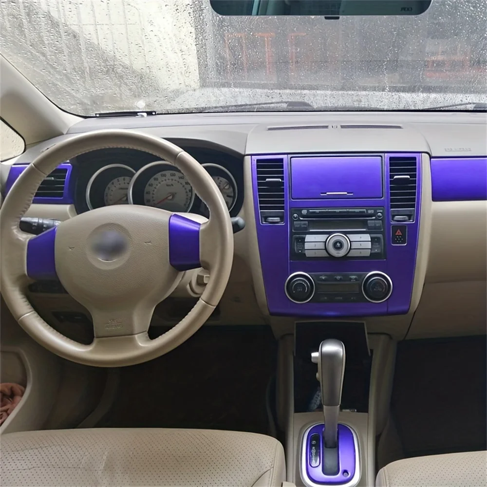 Carbon-Fiber-For-Nissan-TIIDA-2005-10-Latio-Car-Film-Interior-Stickers ...