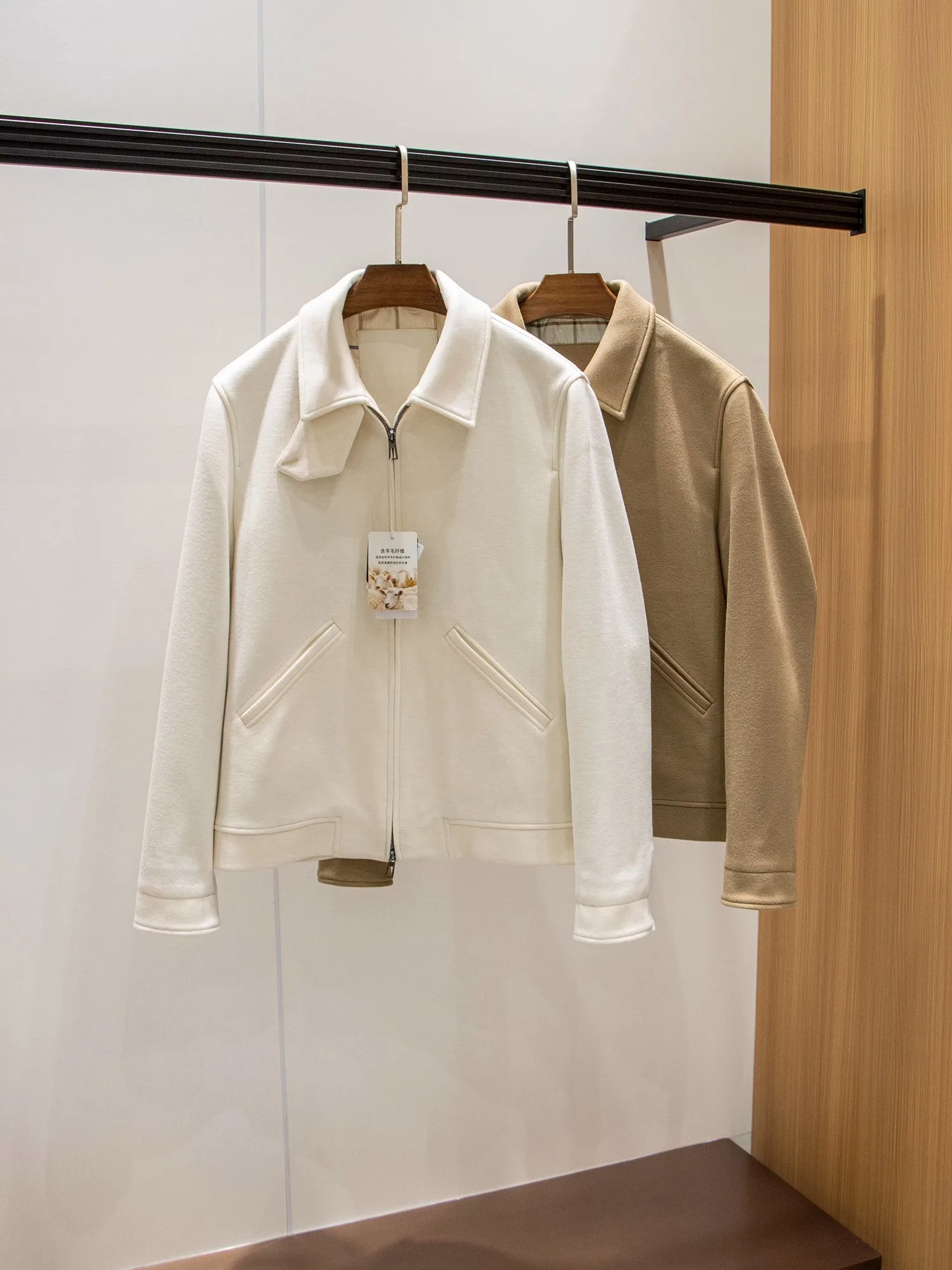 Chaqueta-informal-con-solapa-de-mezcla-de-lana-de-acetato-para-hombre ...