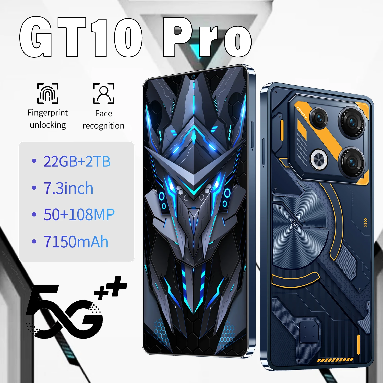 GT10-Pro-tel-fono-inteligente-Original-Smartphone-de-7-3-pulgadas-versi ...