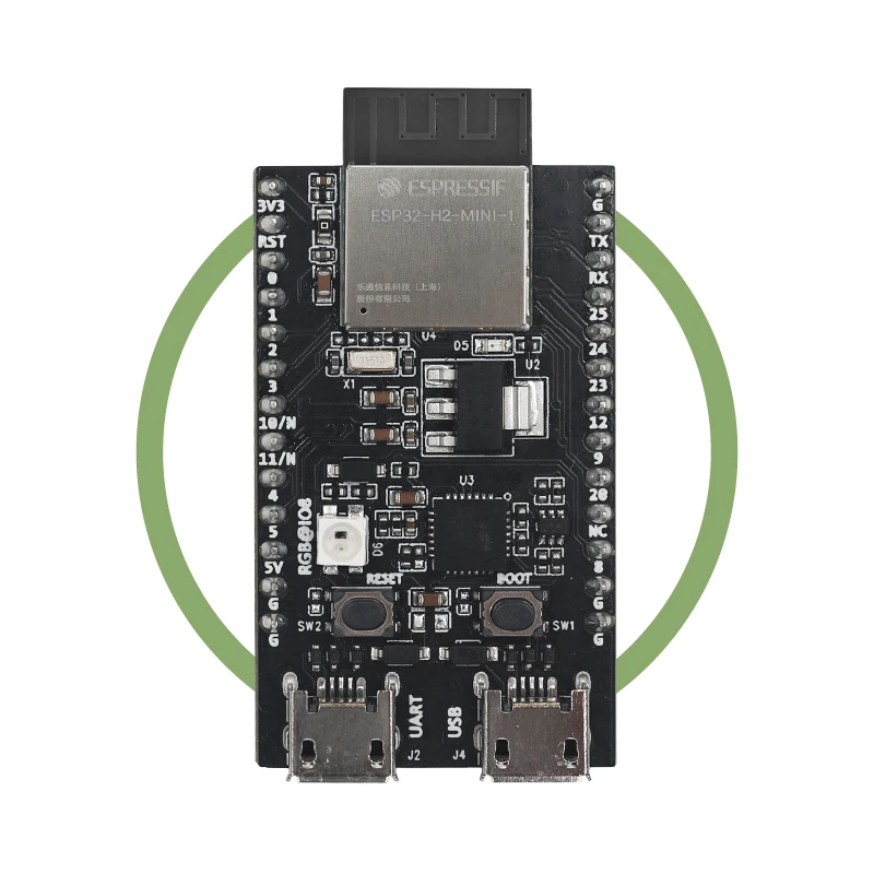 ESP32-H2-DevKitM-1 Development Board Espressif Systems ESP32-H2 Series *ADC not calibrated