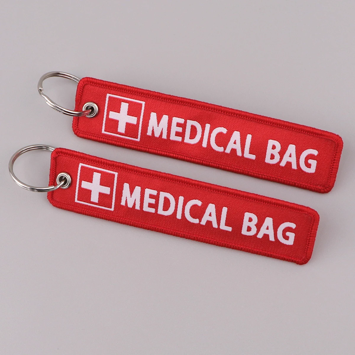 Medical Bag Embroidery Key Fobs Nurse Doctor Key Tags Keychain For ...