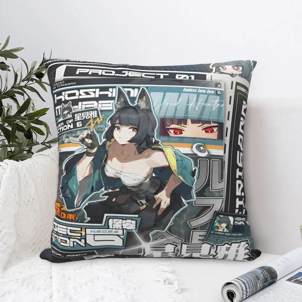 ZZZ Deadly Assault Ellen Nicole Miyabi Pillowcases Product Printed ...