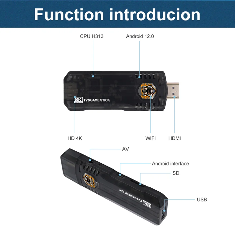 X8 64G-NIGHTCORE Console de jeu vidéo rétro X8, boîtier TV Android ...