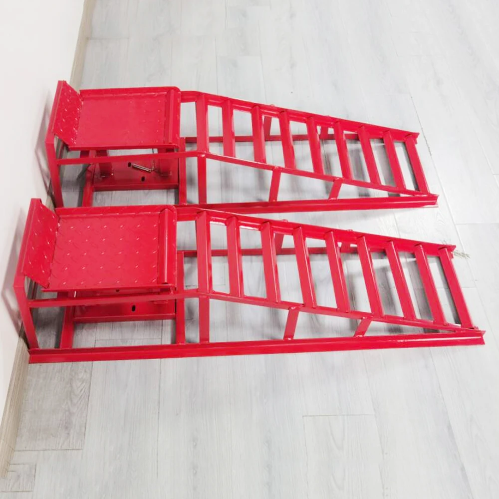 2-Pcs-Car-tire-ramp-Car-repair-ramp-Metal-ramp-Car-chassis-inspection ...