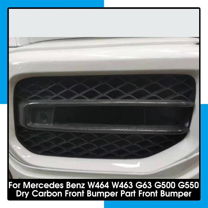 For-Mercedes-Benz-W464-W463-G63-G500-G550-Dry-Carbon-Part-Front-Fog ...