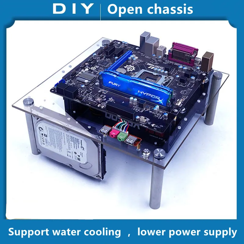 Computer-host-chassis-ITX-Open-chassis-motherboard-Bracket-MATX ...