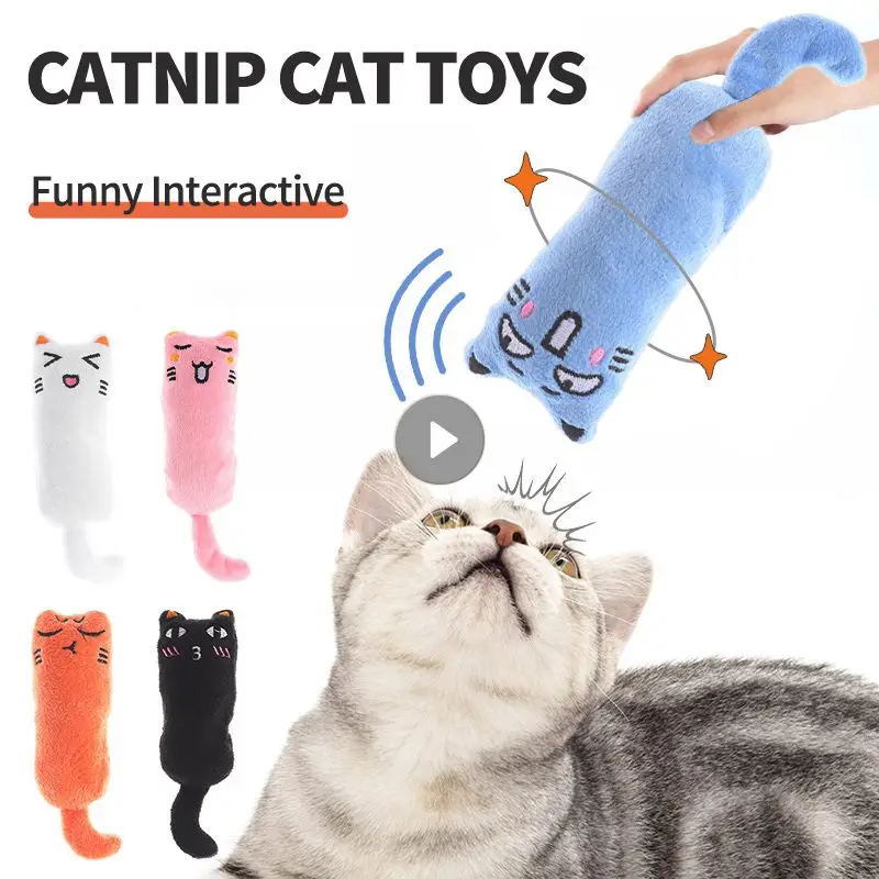 Cats-Cute-Toys-Catnip-Products-Kitten-Teeth-Grinding-Plush-Thumb-Play ...
