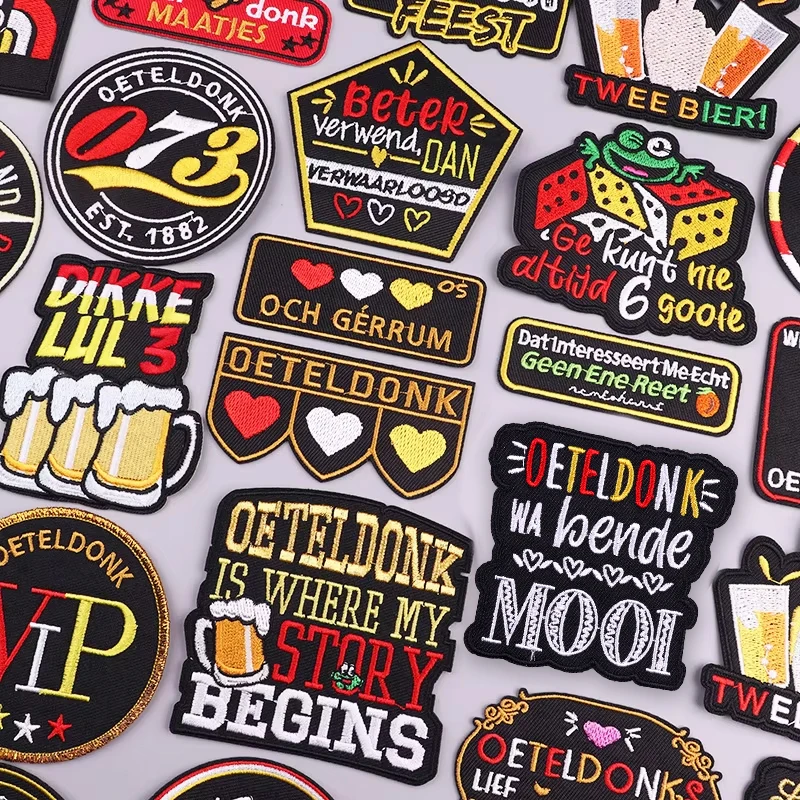 Oeteldonk Embleem Patch Carnival for Netherlands Emblems Embroidered ...
