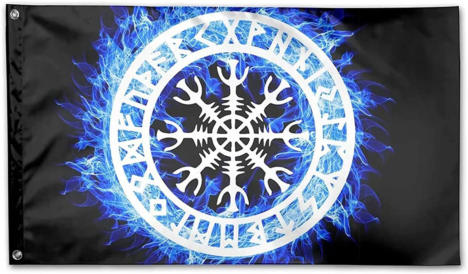 Viking-Norse-Helm-of-Awe-Rune-Protection-Garden-Flags-3-X-5-FT-Indoor ...