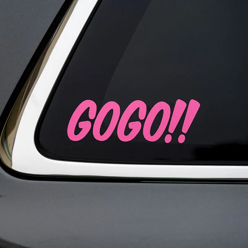 GOGO-Car-Stickers-Letter-Sticker-Cute-Auto-Window-Vinyl-Decals ...