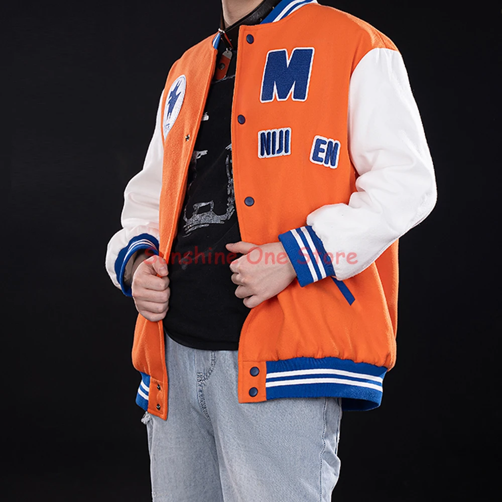 Anime Hololive Vtuber Mysta Rias Cosplay Costumes Fancy Baseball Jacket ...