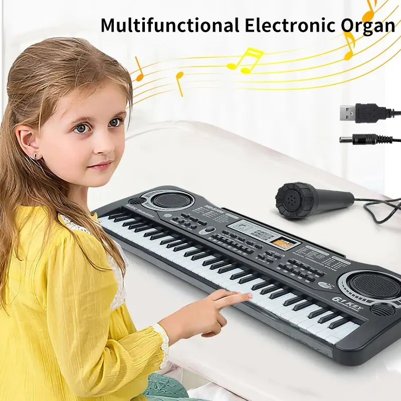 Kids-Keyboard-with-Microphone-Kids-Piano-Keyboard-for-Beginners ...