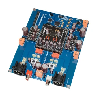 AK4499EXEQ + AK4191EQ 오디오 DAC 디코더, 차동 (균형) 싱글 엔드 RCA 출력, I2S/DSD, 32 비트 ...