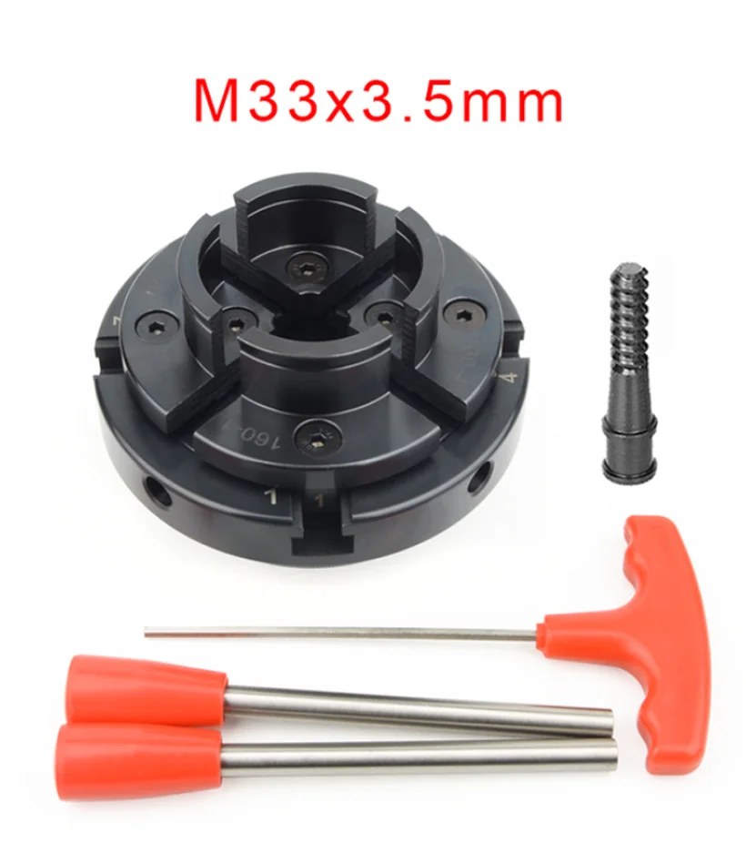 4" 100mm Wood Lathe Chuck Self Centering 4 Jaw Wood Turning Chuck Wood ...