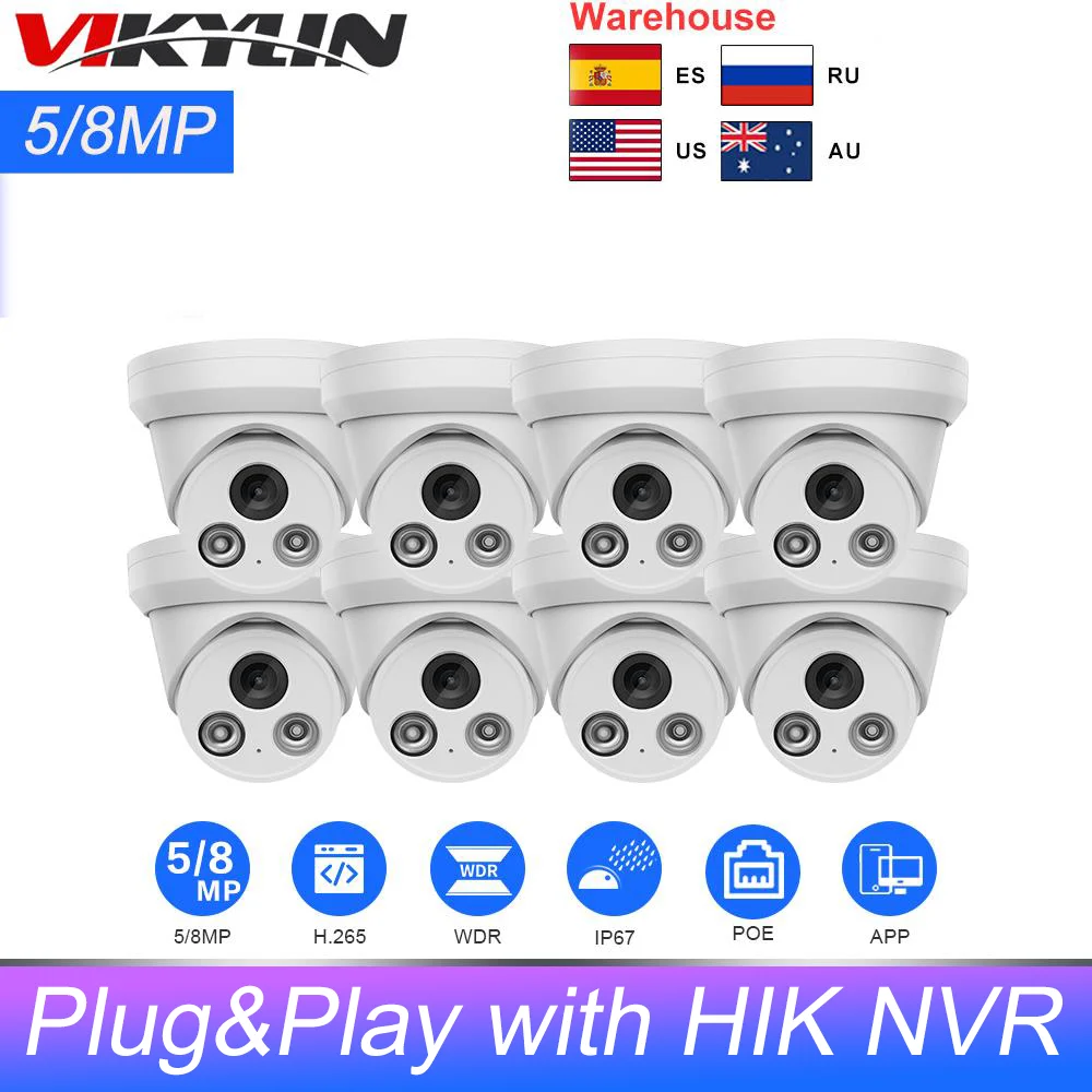Ip Camera 8mp 5mp 4k Hd Poe Ipc Cctv Security Protection Surveillance ...