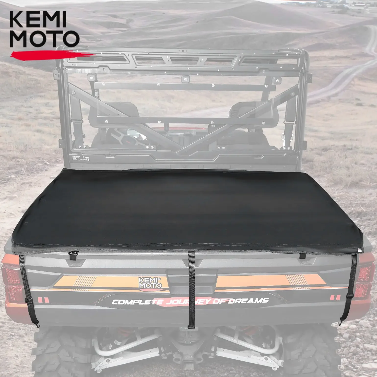 KEMIMOTO-UTV-Soft-Cargo-Bed-Cover-Canvas-Compatible-with-Polaris ...