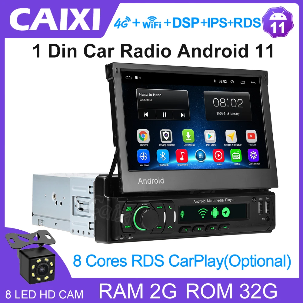 CAIXI-1-Din-Android-11-Radio-Car-autoradio-Multimedia-dvd-Player-For ...