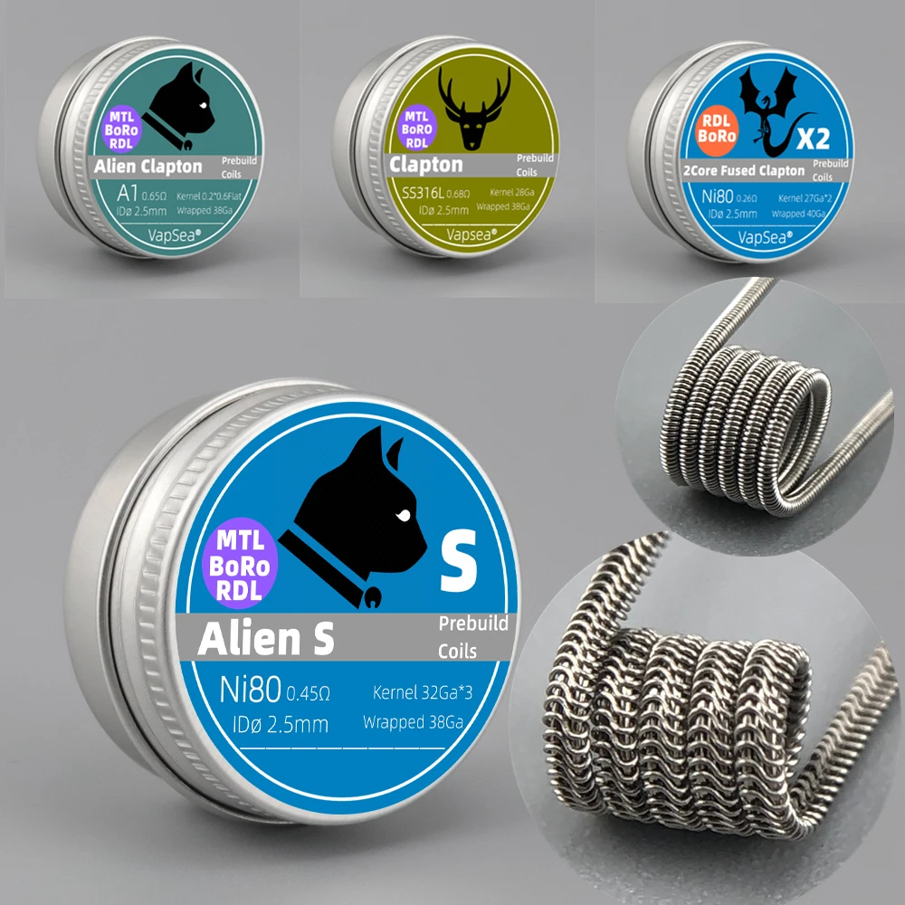 Handheld-Fused-Clapton-Alien-Coil-Spring-Ferramentas-de-resist-ncia-MTL ...