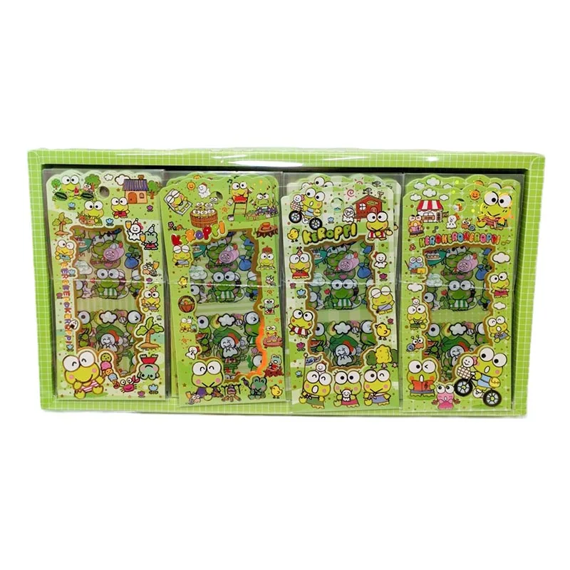 Sanrio-pegatinas-Kawaii-Keroppi-PET-pegatinas-bonitas-de-rana-para-lbum ...