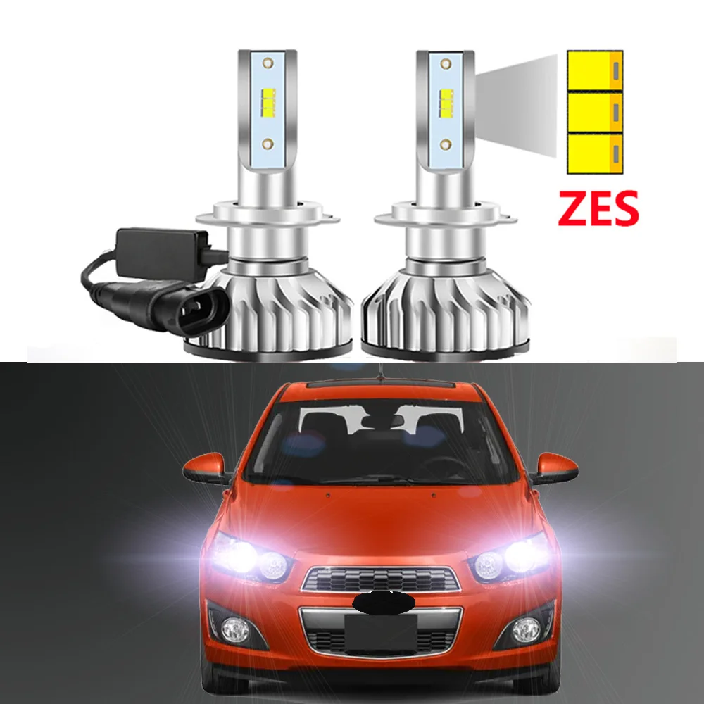 2Pcs Car LED Headlight Bulbs For Chevrolet Sonic 2012 2013 2014 2015 ...