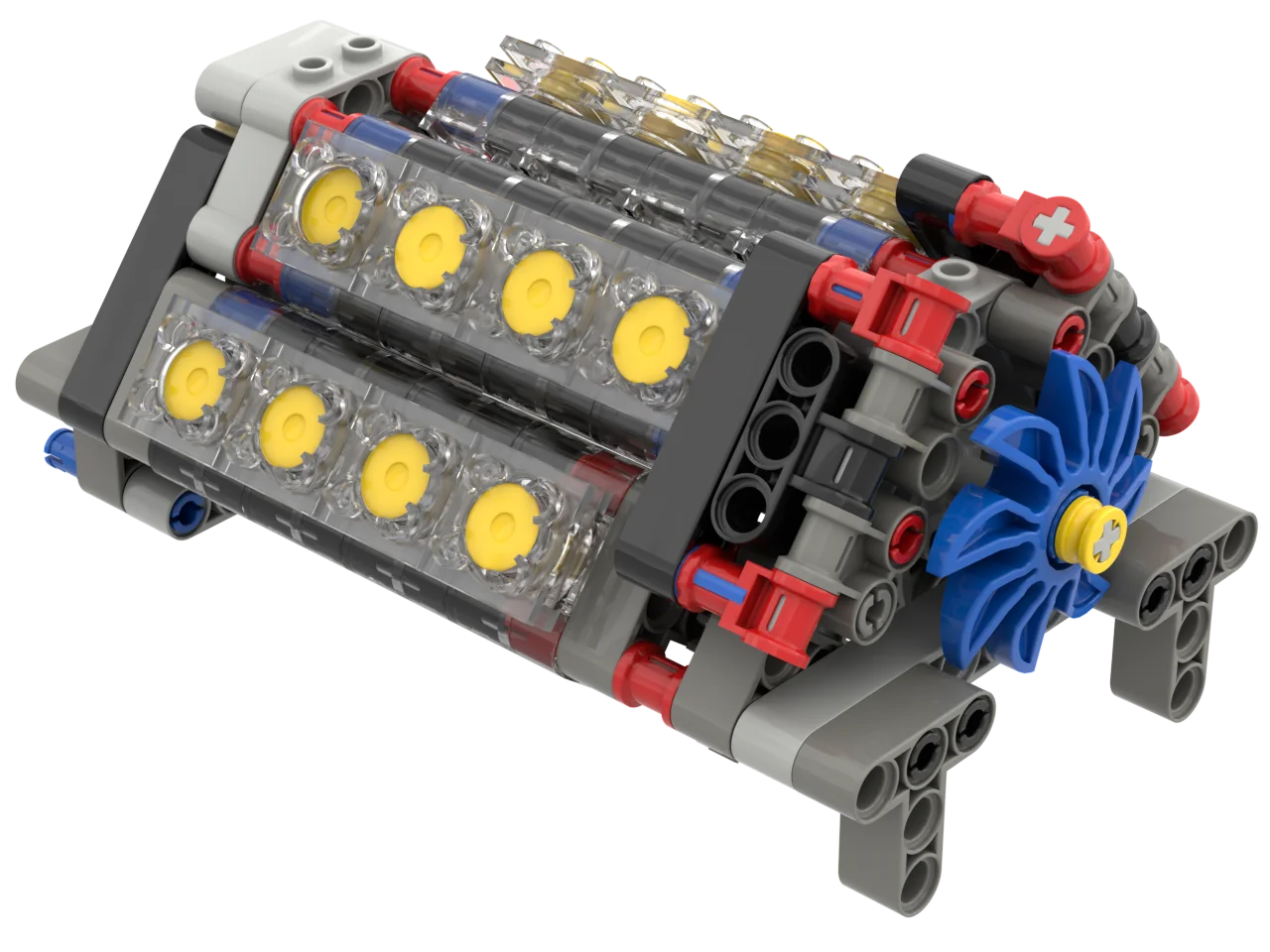 KAZI-V8-Cylinder-W16-Engine-Set-Technology-Model-V42-Engine-W12-Modular ...