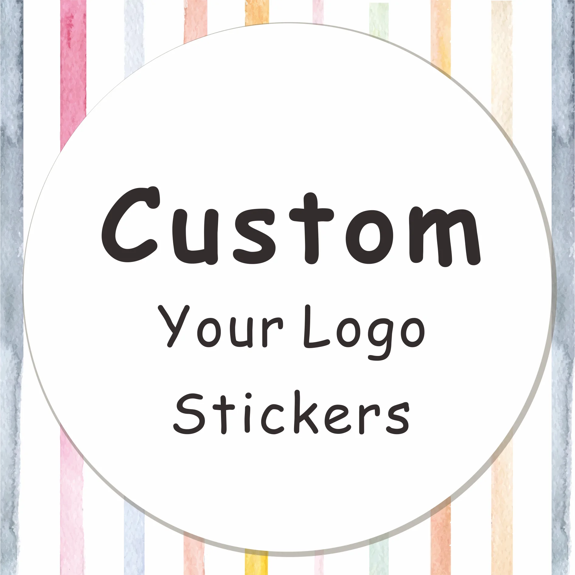 500-PCS-Custom-Logo-Sticker-Labels-Stickers-Label-Wedding-Birthday ...