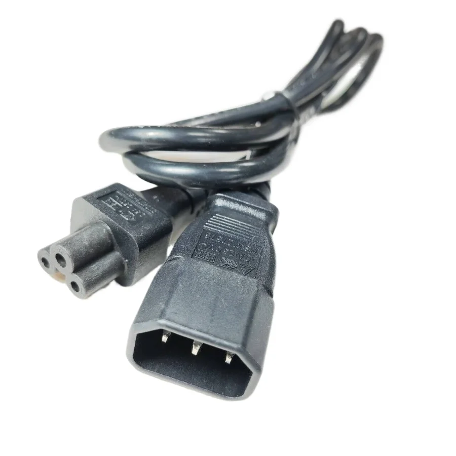 IEC320 C14 to C5 Male Female PDU PSU Computer Adapter Convter Power ...
