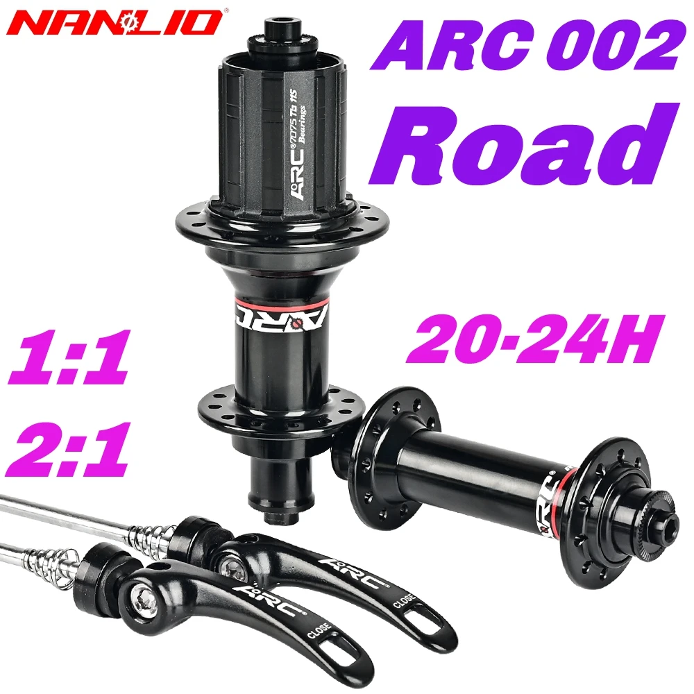 ARC-Road-Bike-Hub-4-Pawls-48-Clicks-Front-100mm-Rear-130mm-NBK-Bearing ...