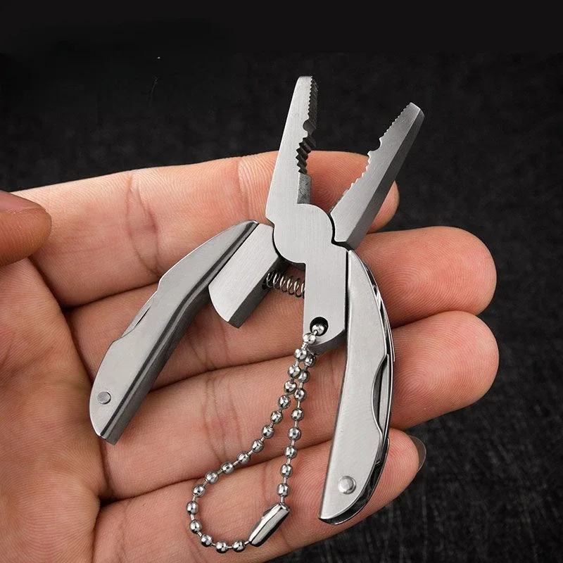 Stainless-Steel-Outdoor-Portable-Multitool-Pliers-Knife-Keychain ...