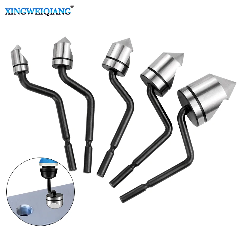 1PC Manual Deburring Tool for Blind Holes Multi-Rotating Edge ...