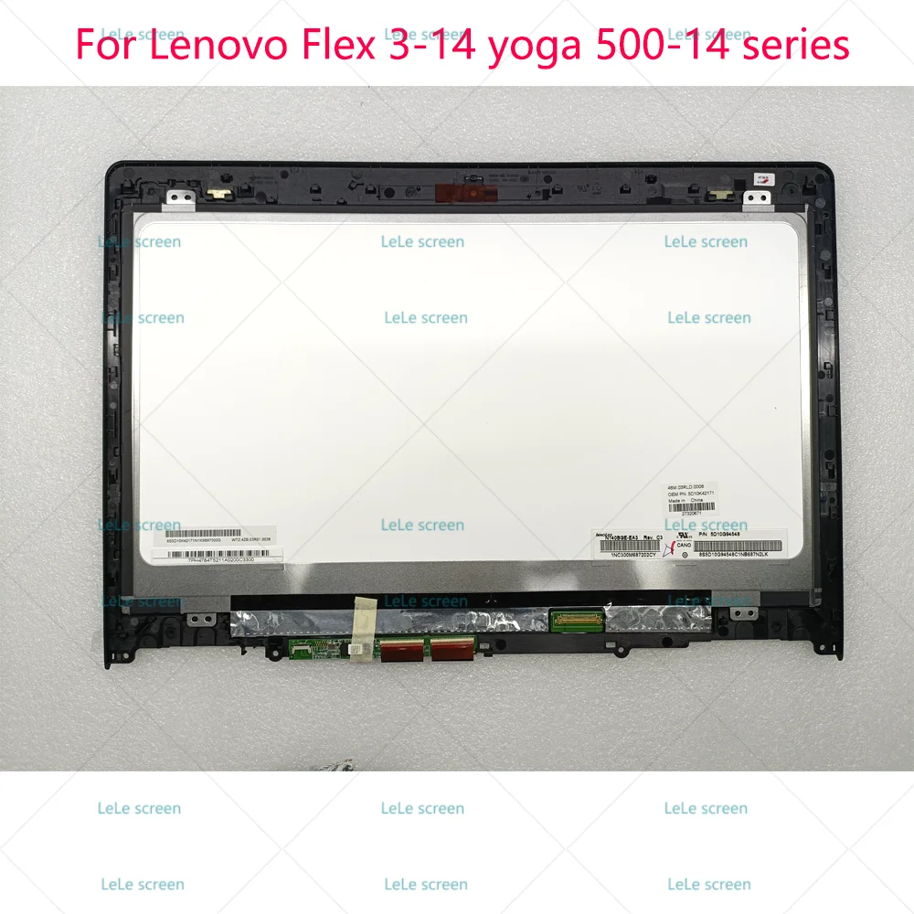 For Lenovo Flex 3 14 3 1470 3 1480 Yoga 500 14 500 14ISK 500 14ACL 500 14IHW 500 14IBD Screen ...