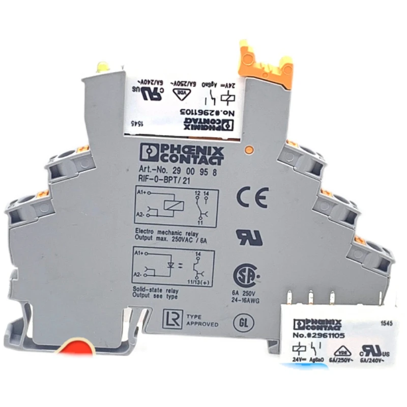 Original RIF 0 RPT 24DC/21 ART NO. 2900958 2903370 Phoenix Relay ...
