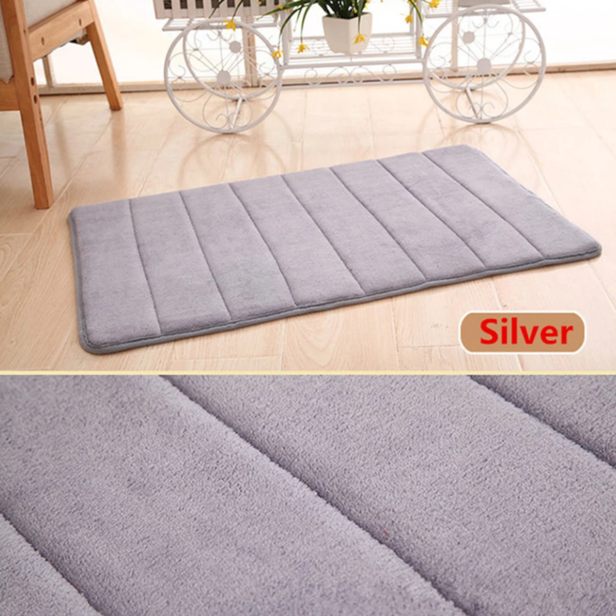 Bath-Mat-Soft-Bathroom-Carpet-Water-Absorption-Anti-slip-Memory-Foam ...