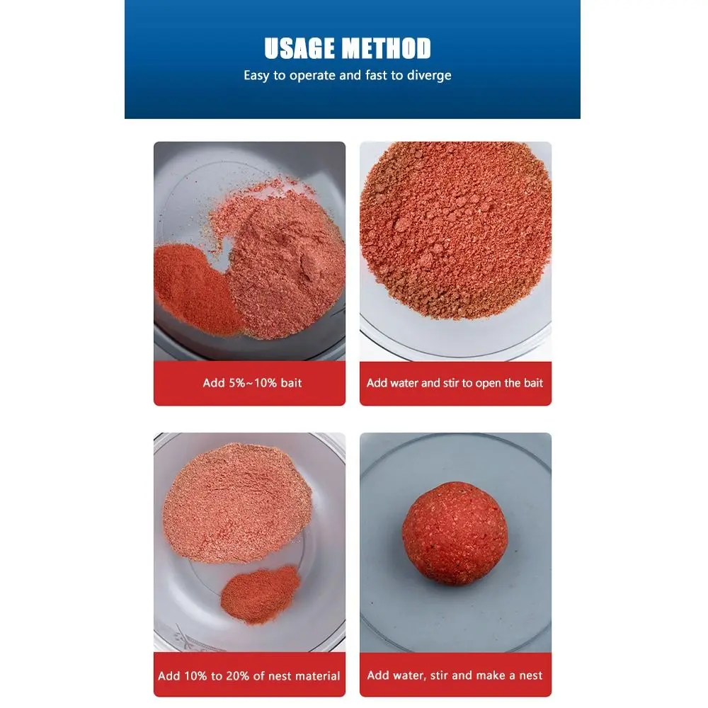 2024 Red Worm Fishing Bloodworm Powder Fishing Attractant 30g Fishing ...