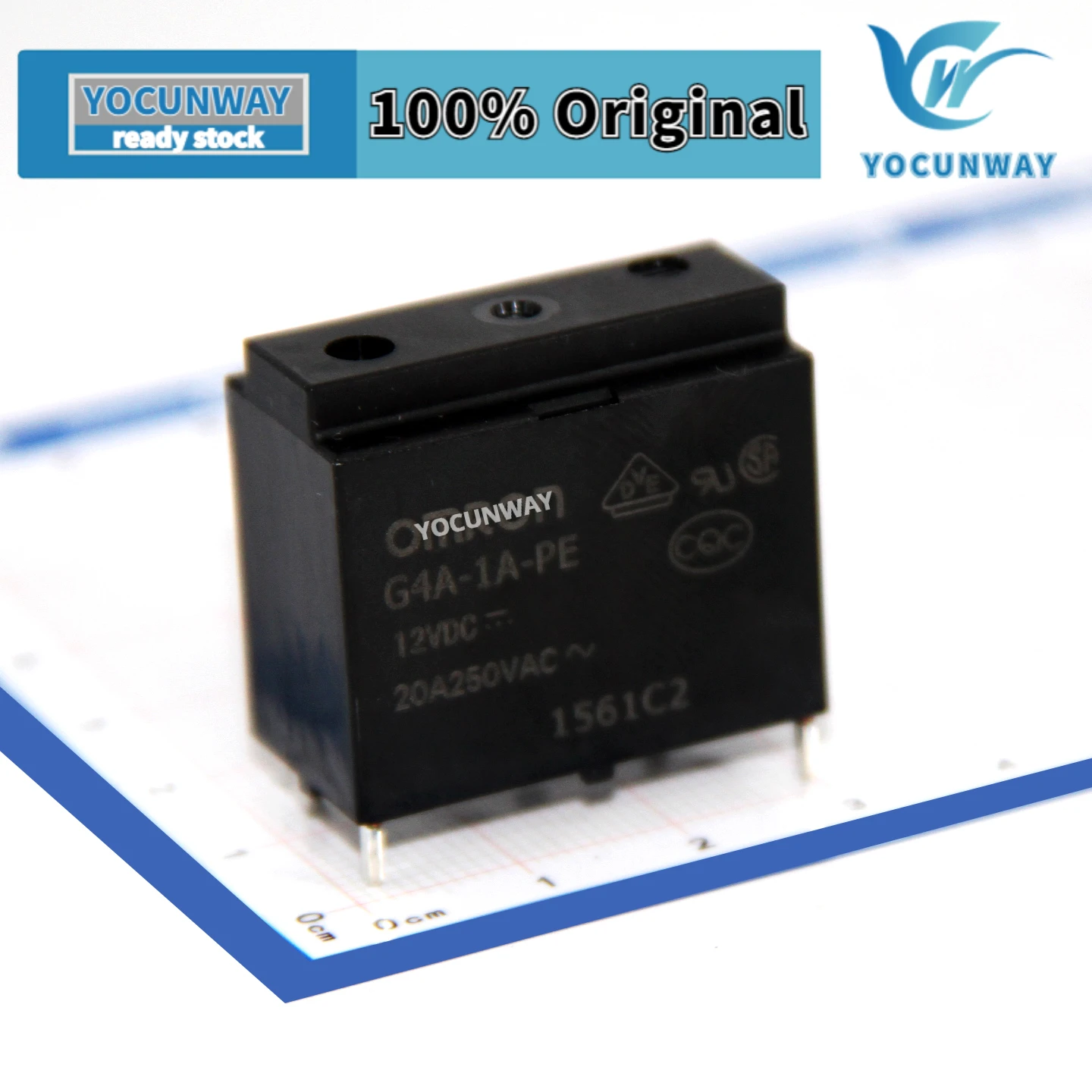 Yeni orijinal tek kutuplu röle G4A 1A PE 12VDC 24VDC DC24V 4PIN 12V 24V ...