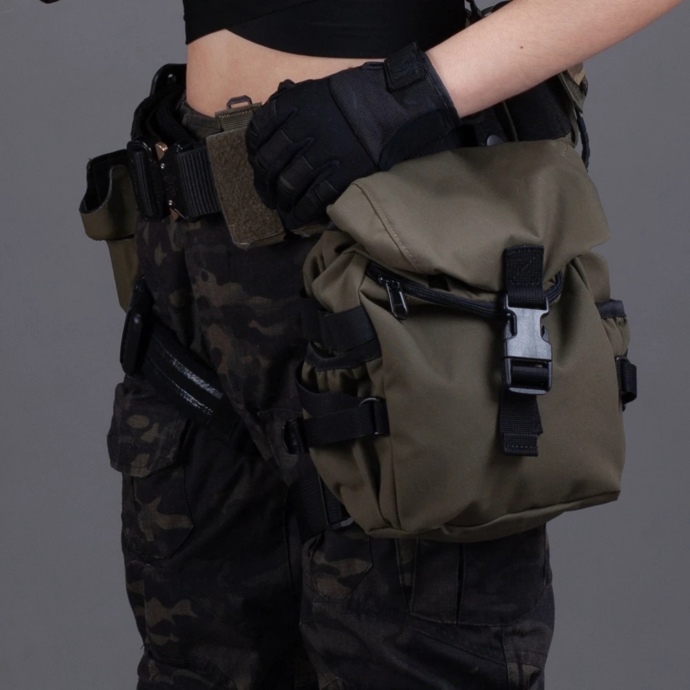 Tactical-Leg-Pack-Gas-Mask-Pouch-Waist-Bag-hunting-Paintball-Bag-for ...