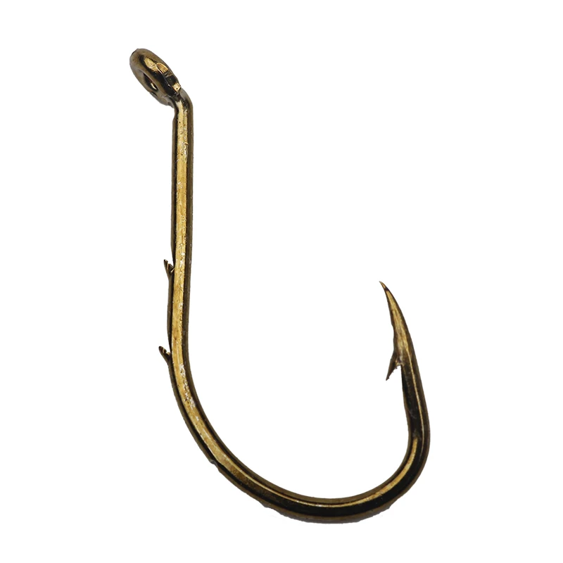 50PCS High Carbon Steel 8299 Barbed Fish Hook Baitholder Fishing Hooks ...