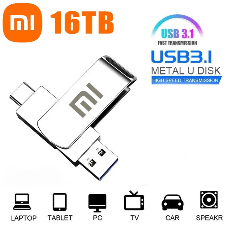 Xiaomi-Waterproof-Mini-Pen-Drive-Pendrive-met-lico-Alta-Velocidade-USB ...