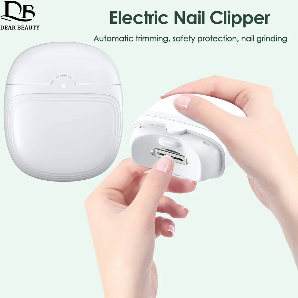 Electric Nail Clipper For Baby Adult USB Rechargeable Automatic Nail ...