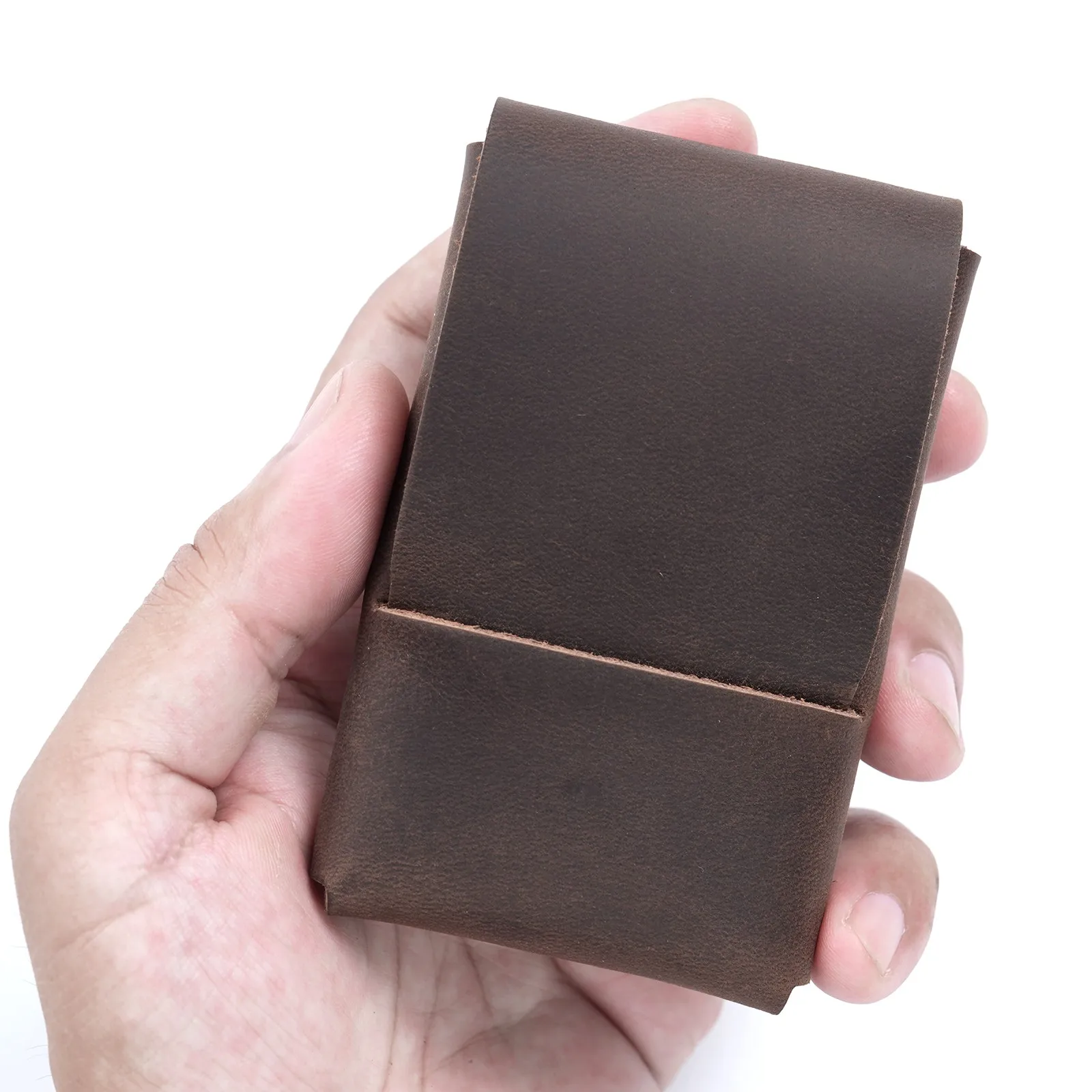 Creative Genuine Leather Pocket Wallet with Card Slot, Multifunctional ...