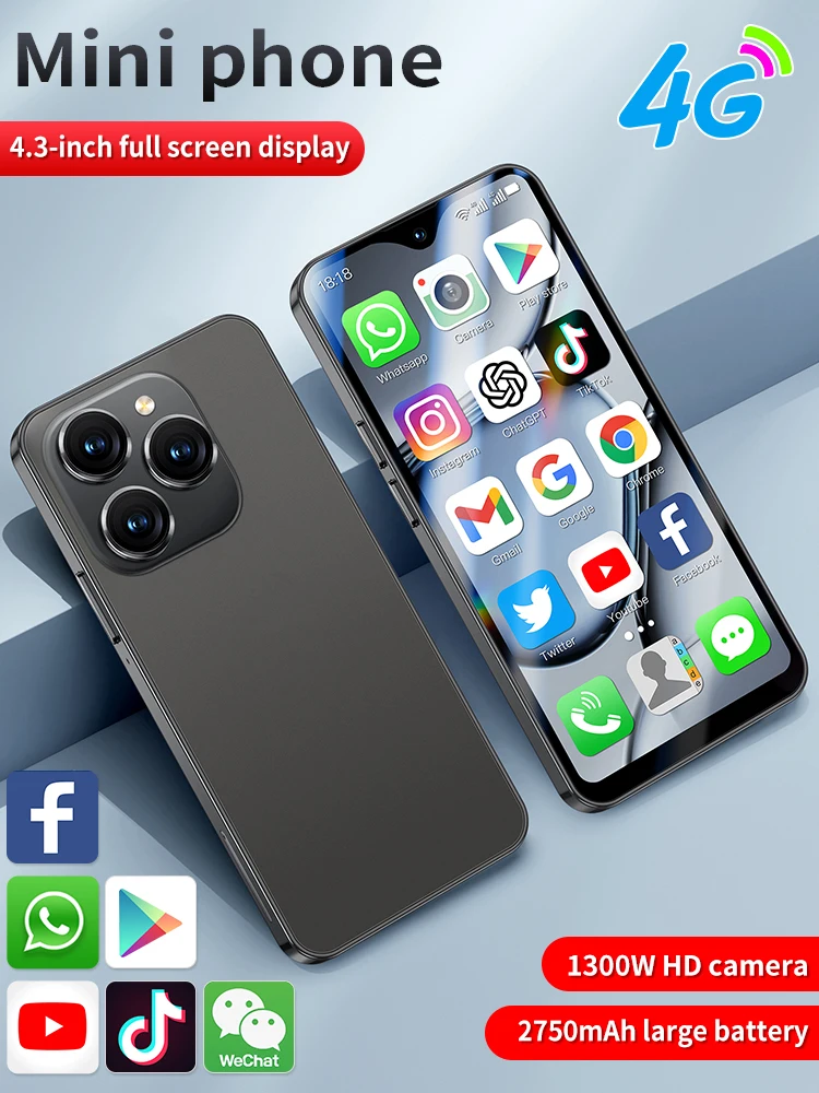 SOYES-tel-fono-inteligente-XS18-Pro-Max-Mini-smartphone-de-4-3-pulgadas ...