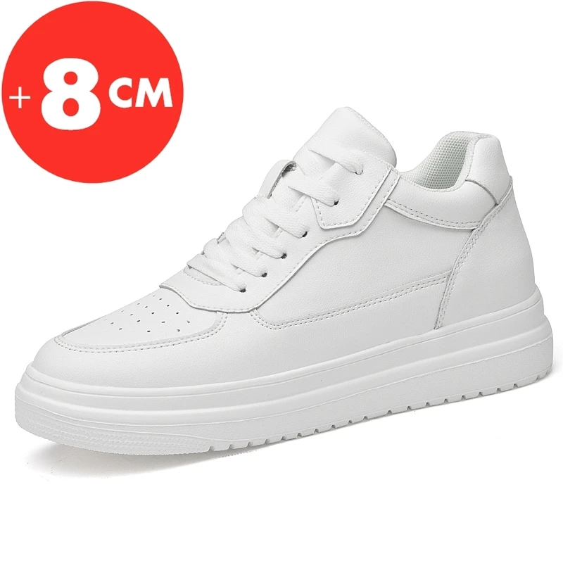 Lift-Sneakers-Man-Elevator-Shoes-Height-Increase-Insole-8cm-White-Black ...