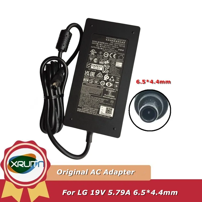 ADS-120QL-19A-3 Genuine 19V 5.79A 19.5V 5.65A Switching AC Adapter For ...