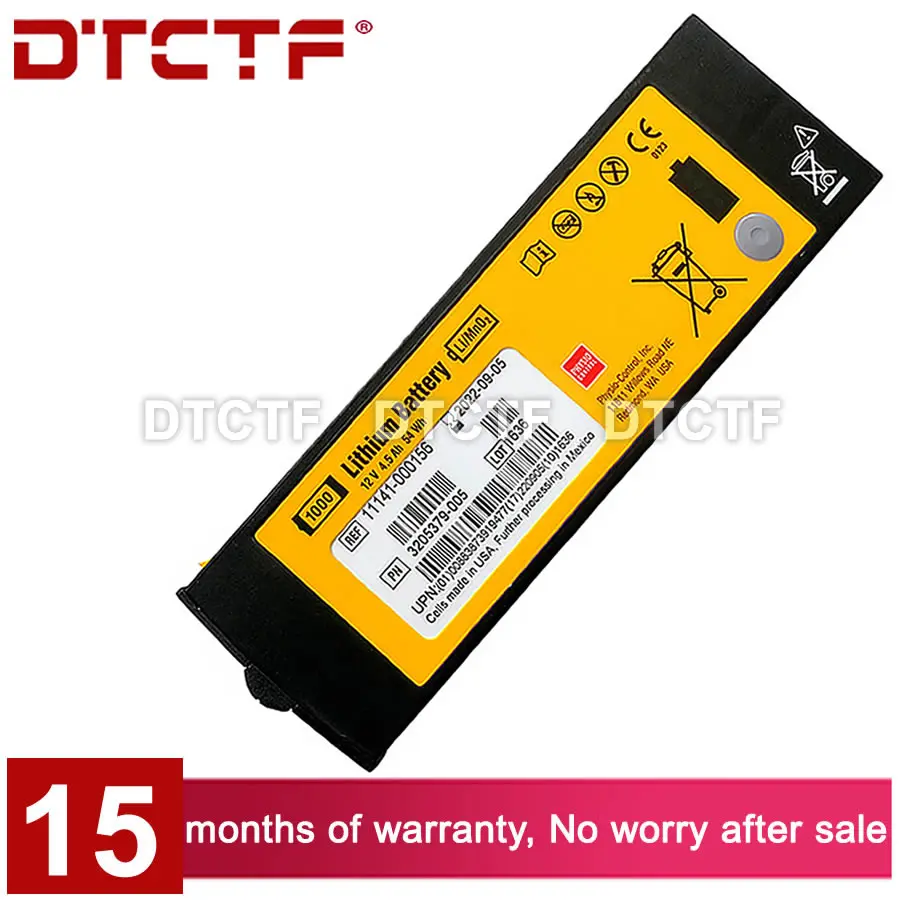 DTCTF 12V 54WH 4500mAh Model REF 11141-000156 11141-000101 Battery For ...